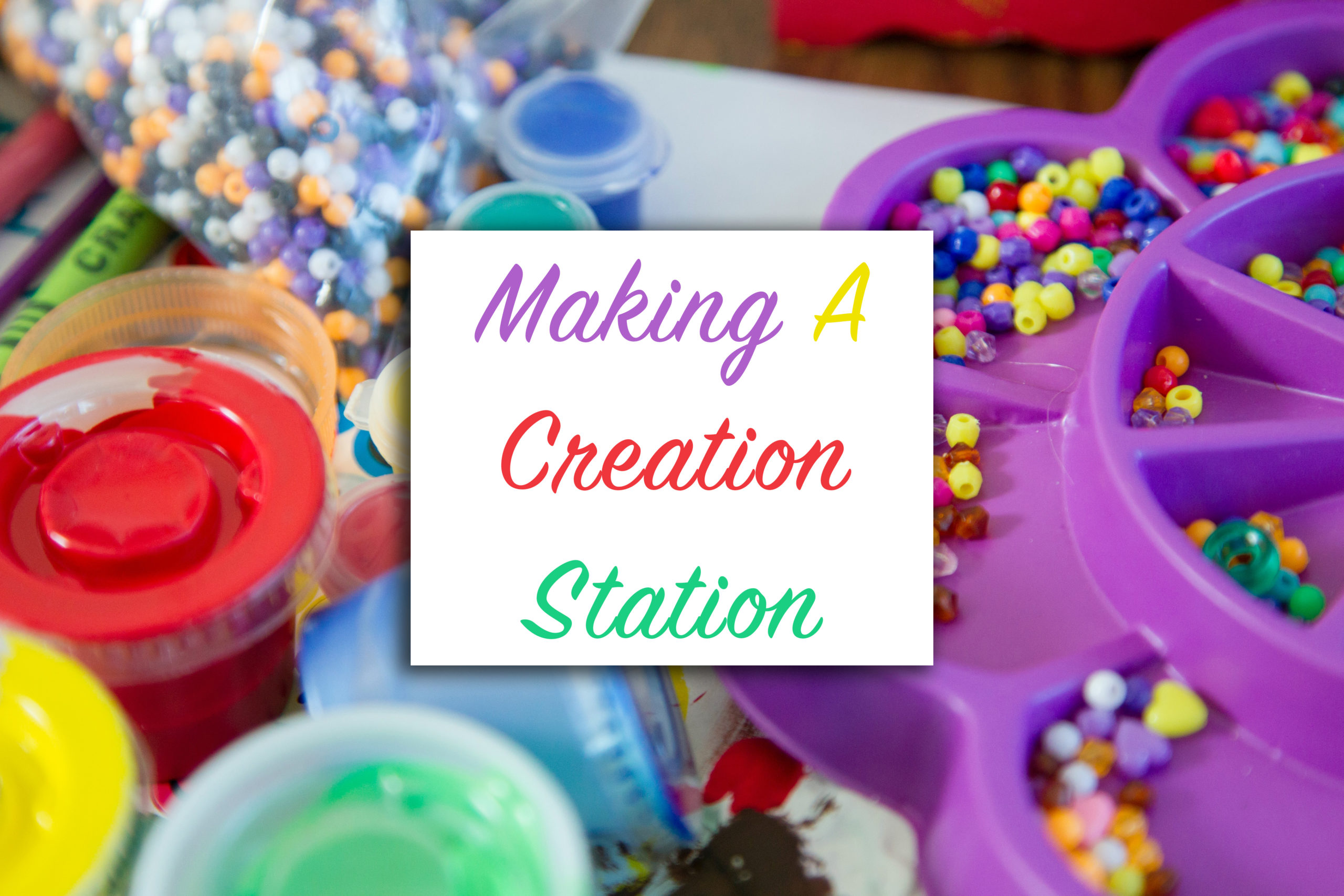 Making a Creation Station - Project Play Therapy