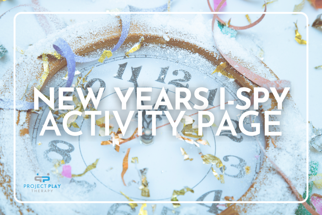 New Years I-Spy Activity Page - Project Play Therapy