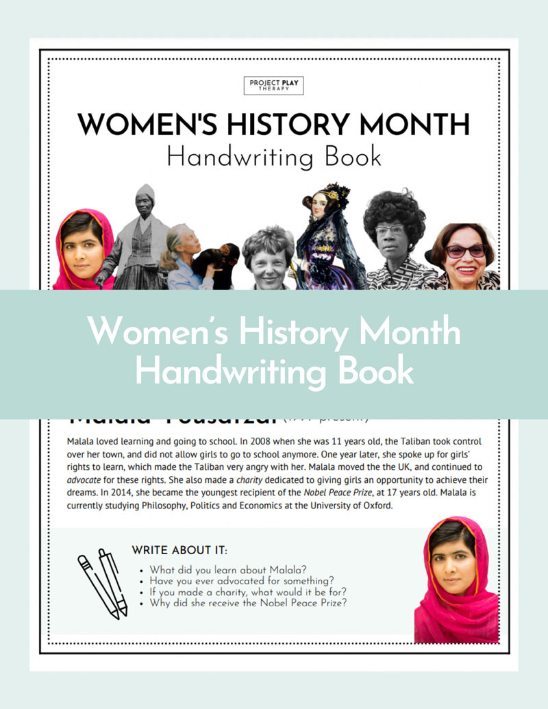 Women's History Month Activities | Famous Females in History