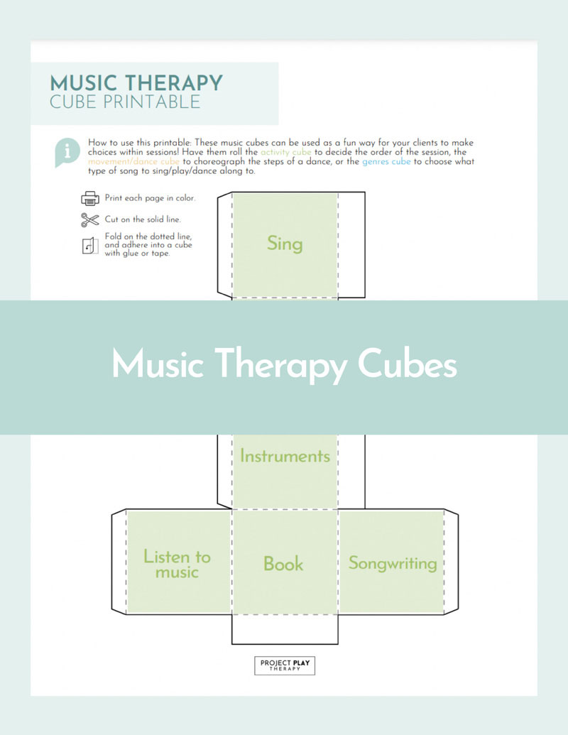 Music Therapy Activities | Activity Cube | Music Games for Kids