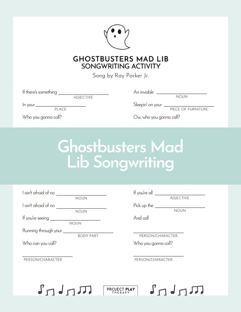 Mad Libs for Kids Printable | Ghostbusters Kids