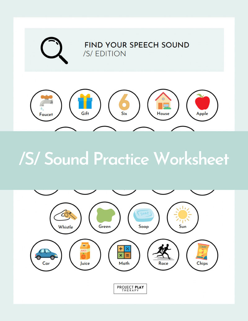 Articulation Games | Beginning Sound Worksheets for Kindergarten