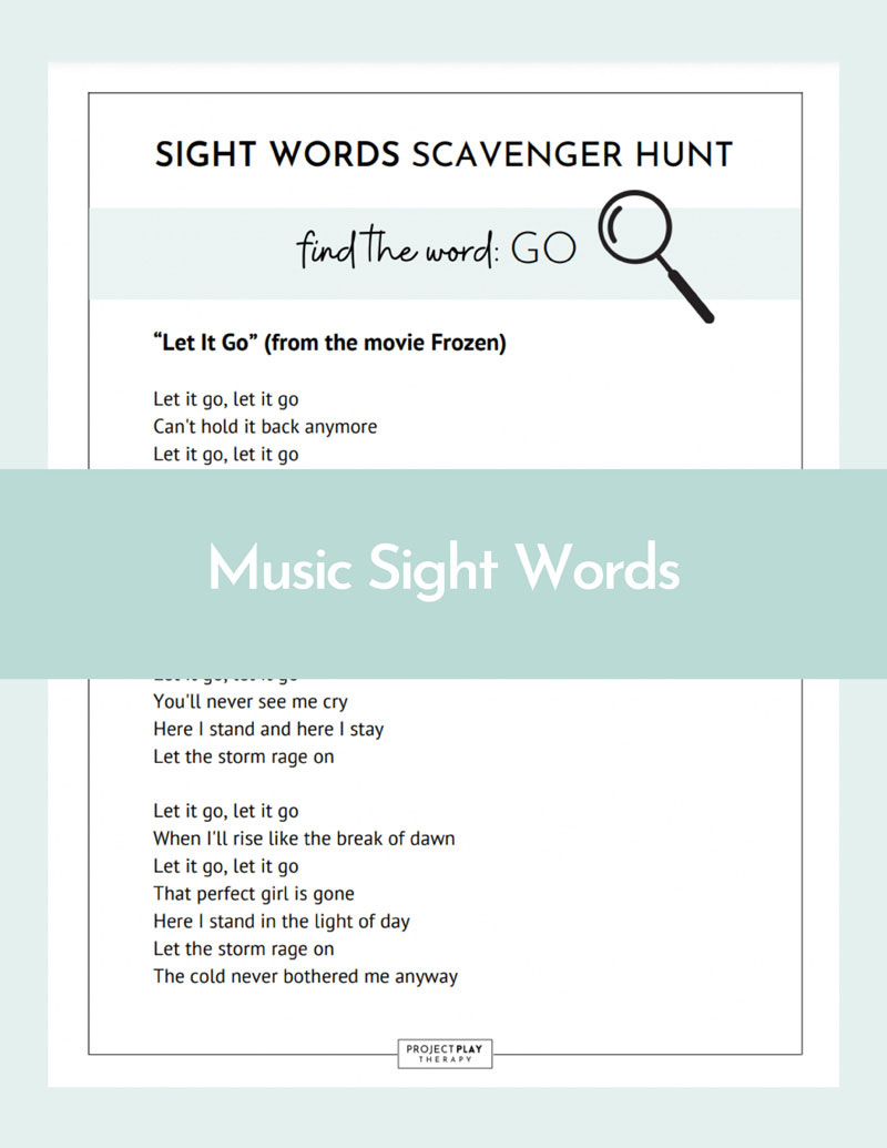 Sight Words for Preschool | Music Games for Kids