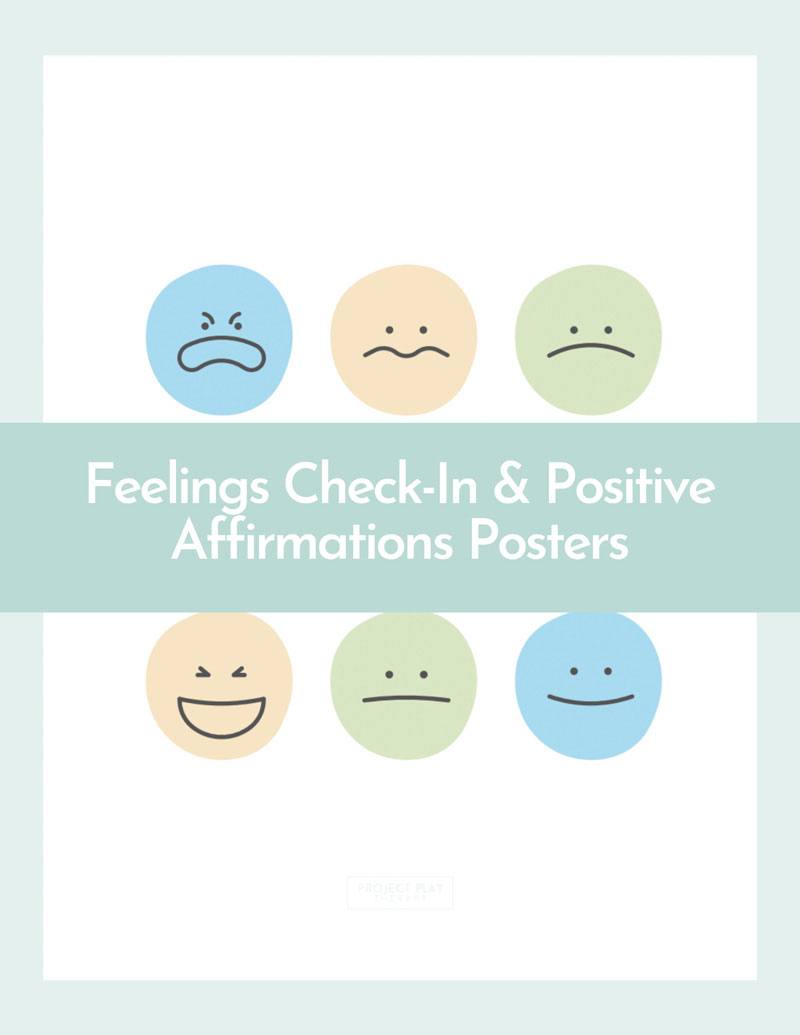 Positive Affirmations for Kids | Emotions Chart PDF