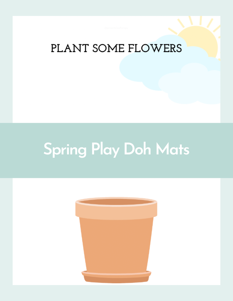 Playdough Mats | Spring Activities for Preschoolers | Printables