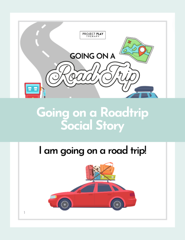 Road Trip With Kids | Social Story | Family Road Trip | Printables