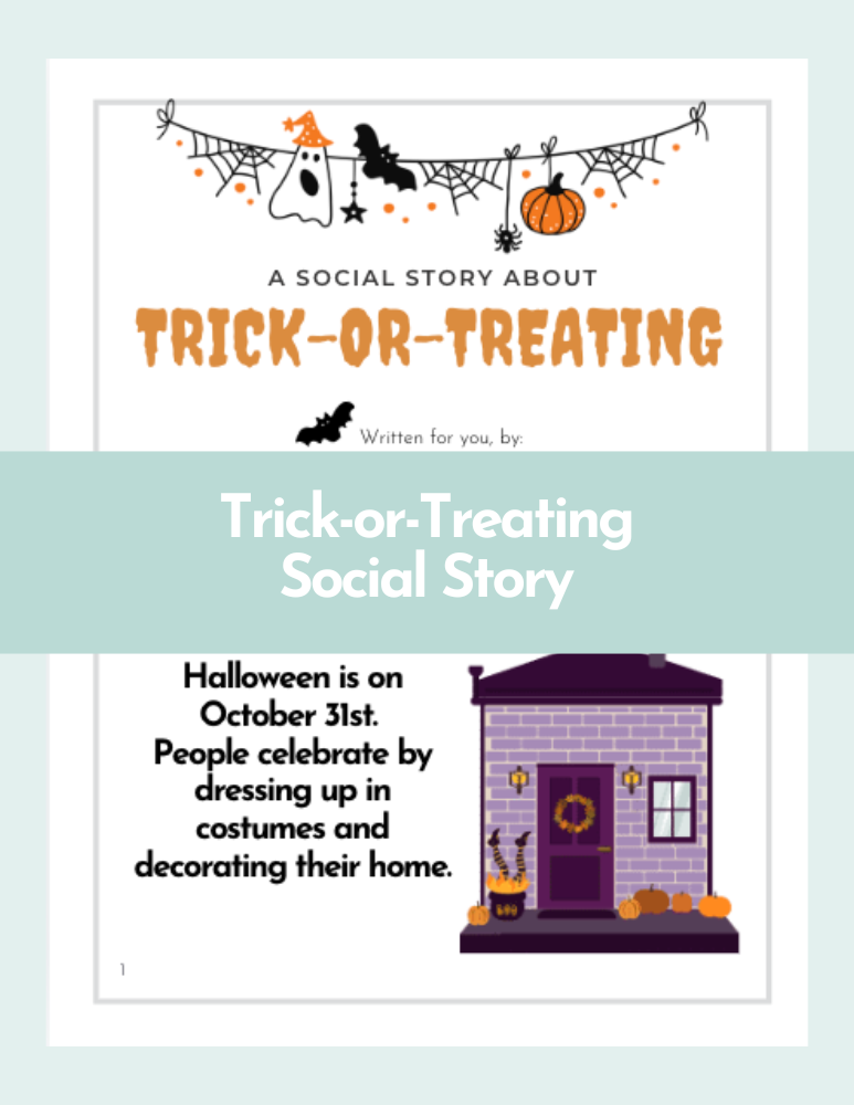 Trick-or-Treating Social Story - Project Play Therapy