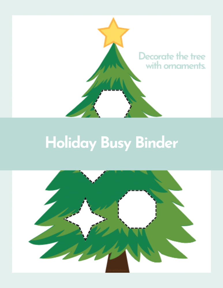 Holiday Busy Binder - Project Play Therapy