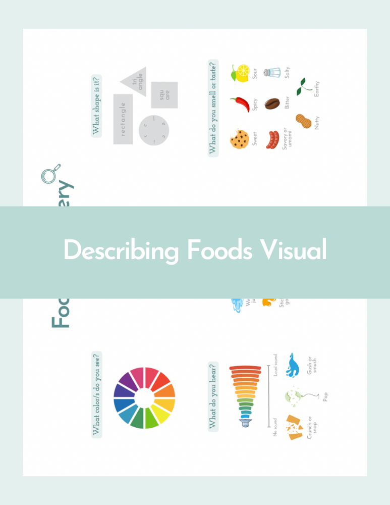Describing Foods Visual - Project Play Therapy
