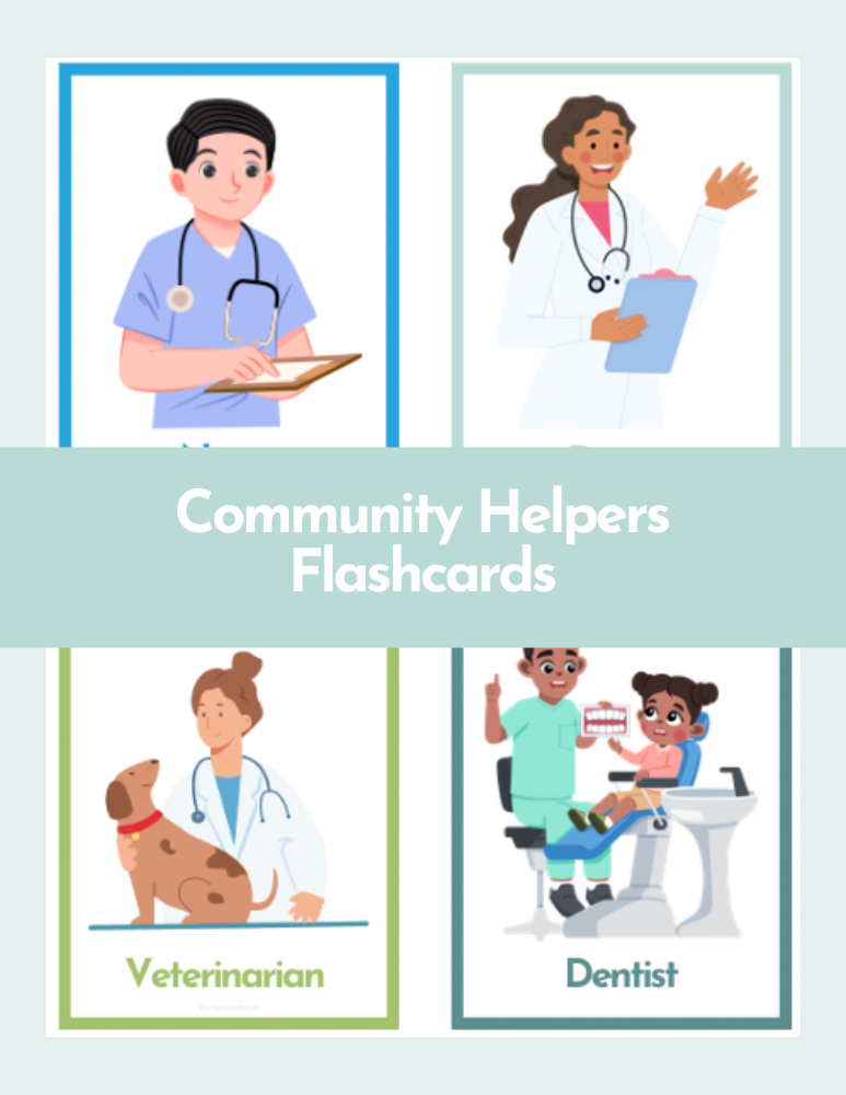 Community Helpers Flashcards - Project Play Therapy