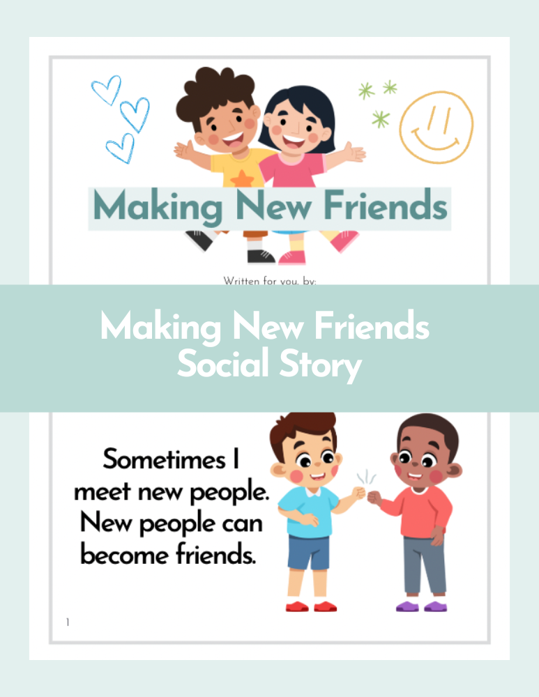 Making New Friends Social Story - Project Play Therapy